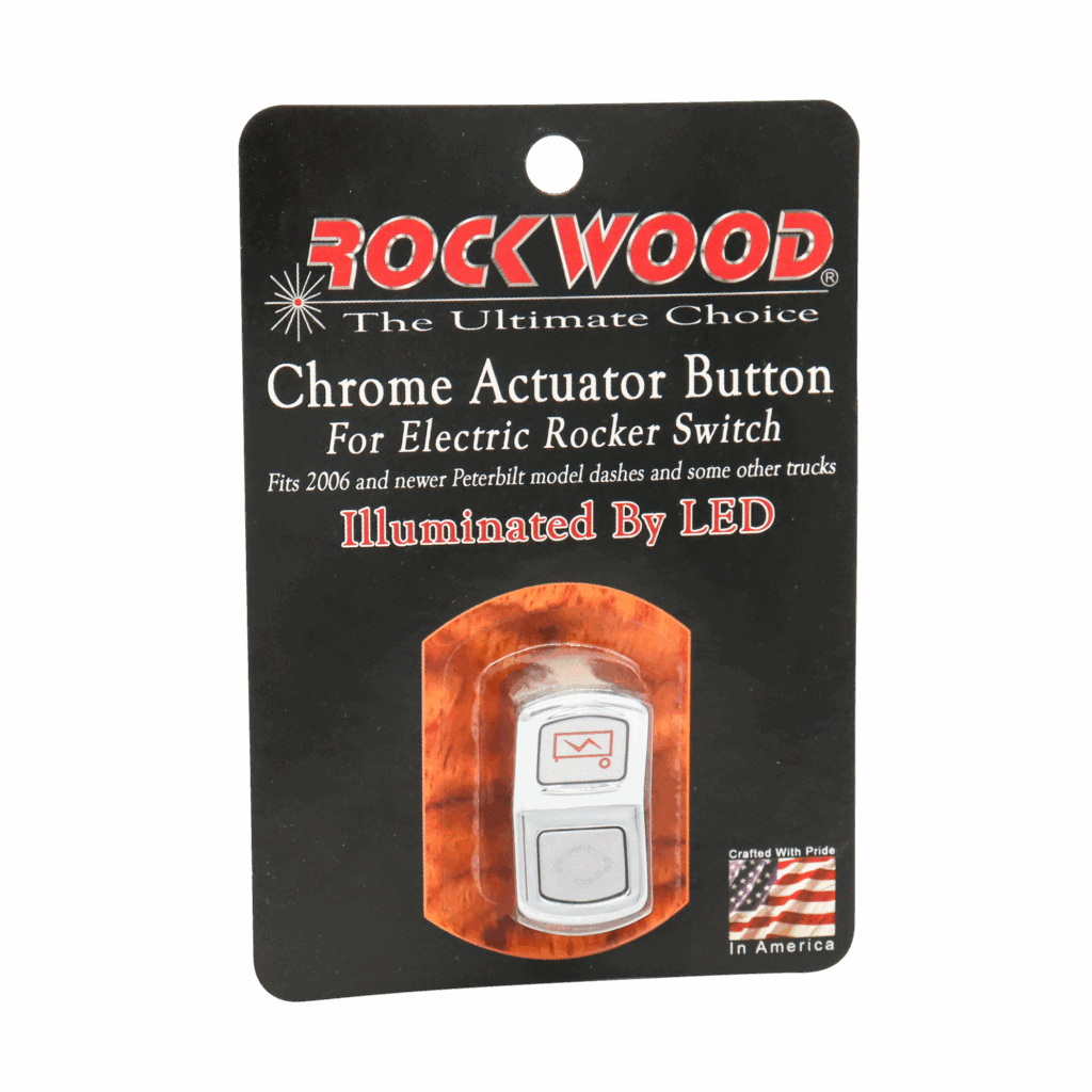 Chrome - Actuator Button for Electric Rocker Switch - Illuminated by ...